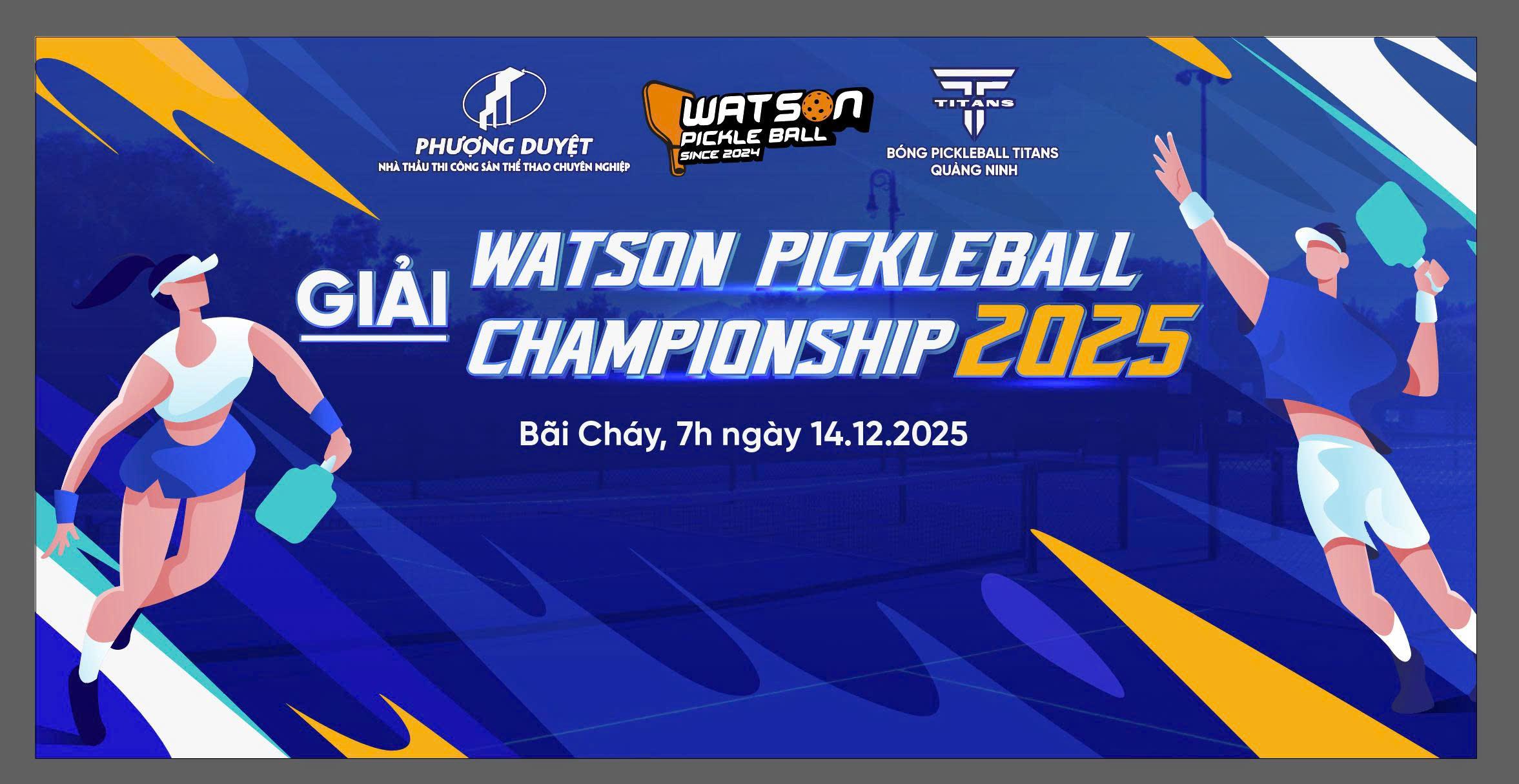 Watson Pickleball Championship 2025